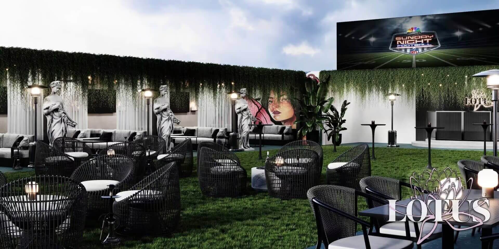 Chic Rooftop Dining & Nightlife with Cityscape Views